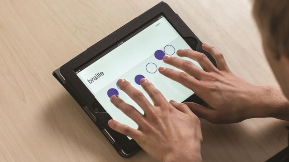 Aplicativo converte para Braille o teclado do iPad - O AMPLIADOR de ideias